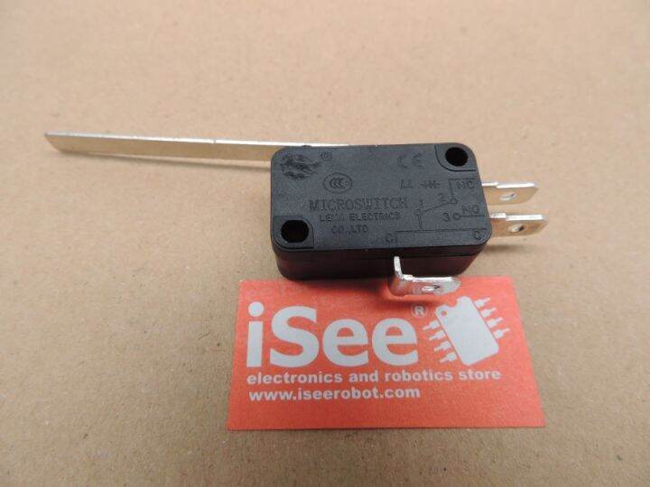 Micro/Limit Switch SPDT 16A 250V AC Plat Super Panjang Tanpa Roda ...
