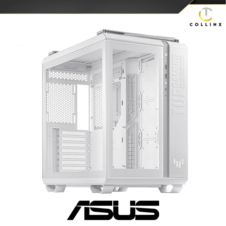 ASUS GAMING CASING TUF GT502 WHITE EDITION | Dual Chamber Chassis ...