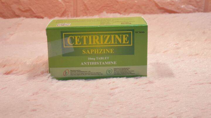 Cetirizine 10mg Tablet (Saphzine) | Lazada PH