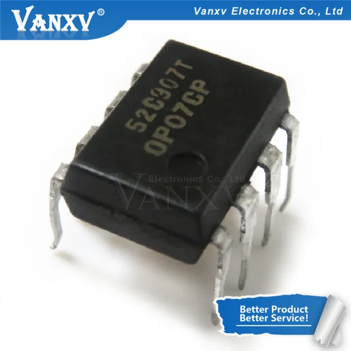 10pcs/lot OP07CP OP07 OP07C DIP-8 Operational Amplifiers - Op Amps Low Offset Voltage new ...