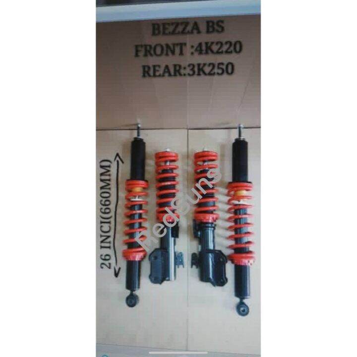 AR Racing Adjustable Absorber for Perodua Bezza | Lazada