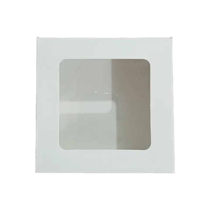 MasterMartina Windowed Cake Box 6x6x2 White 5pcs | Lazada PH