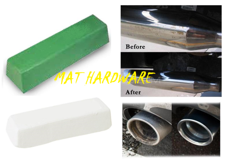 ( Grade AA ) 500g Polishing Paste Wax Compound GREEN / WHITE - BATU ...