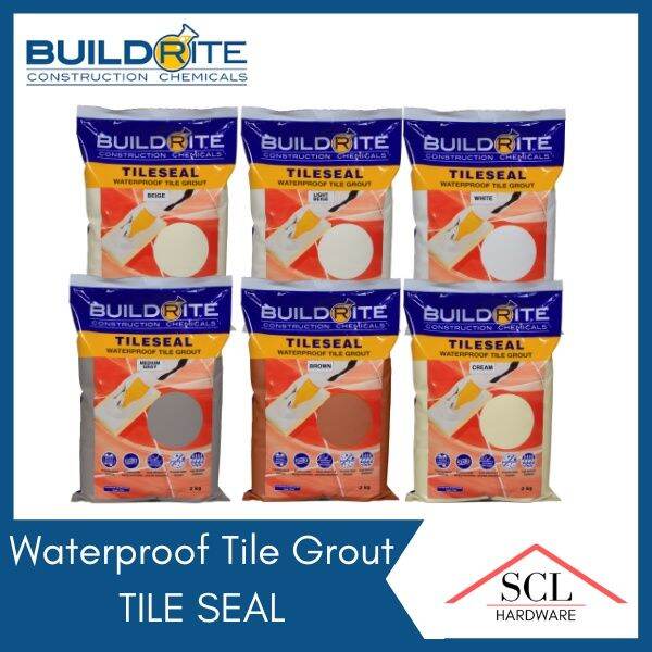 BUILDRITE Tile Seal Waterproof Tile Grout 2kg/bag | Lazada PH