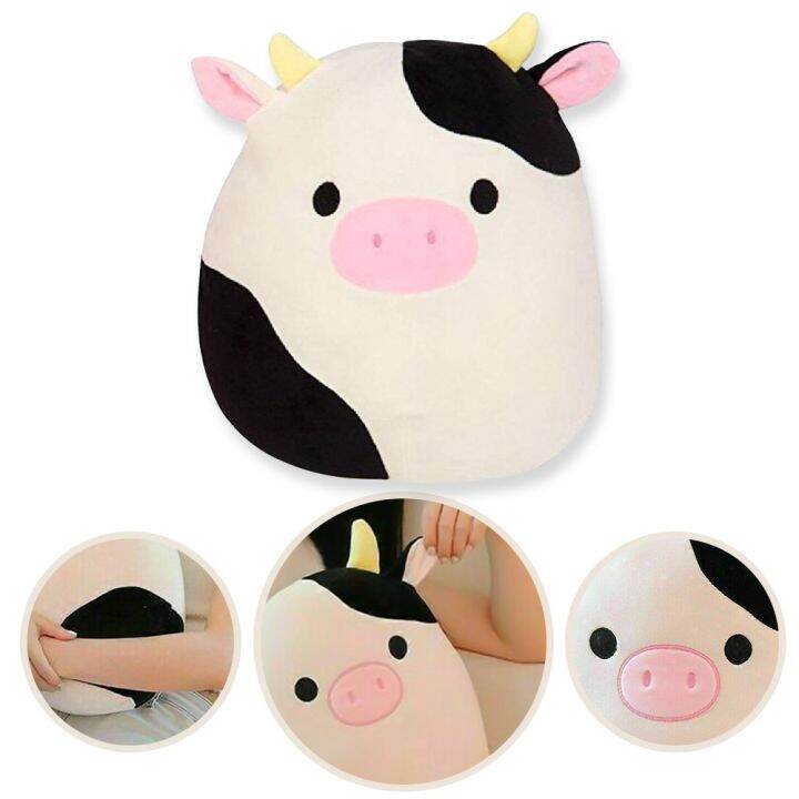 Squishmallows Connor The Cow Plush Toy Cuddle & Squeeze Super Soft Doll ...