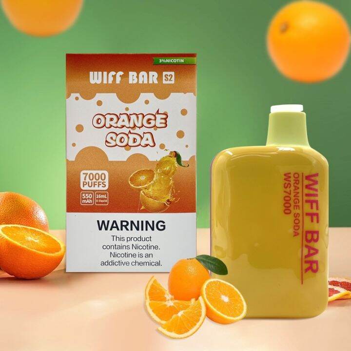 vape 【Legit】wiff bar-S2 7000 Puffs Disposable Pod Device Starter Kit 3 ...