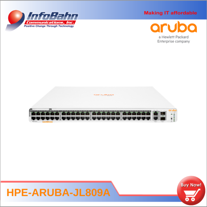 HPE Aruba Instant On 1960 48G 40p Class4 8p Class6 PoE 2XGT 2SFP+ 600W ...