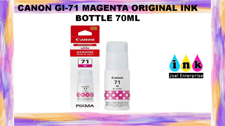 CANON GI-71 MAGENTA ORIGINAL INK BOTTLE 70ML | Lazada PH