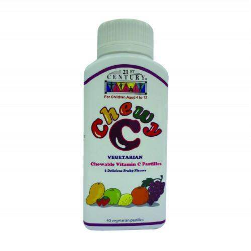 21st Century Chewy C Vegetarian - Chewable Vitamin C Pastilles (90's ...