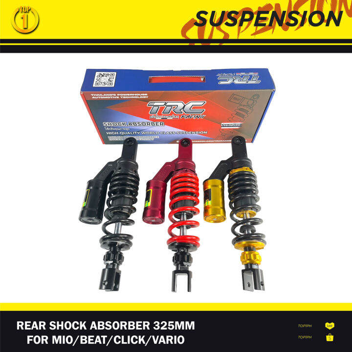 Top1 Rear Shock Absorber For Mio/Beat/Click/Vario Motorcycle | Lazada PH