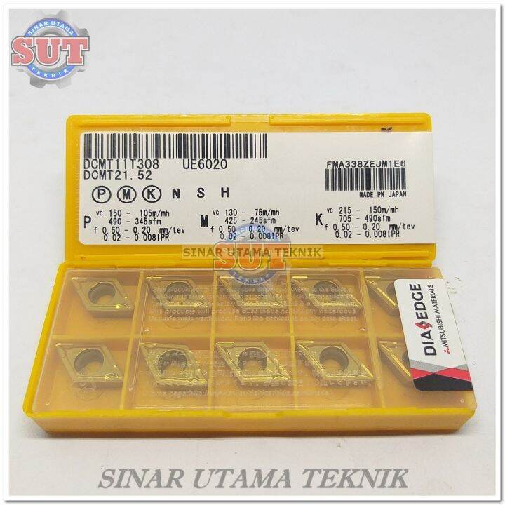 DCMT 11 insert DCMT 11T3.. mata bubut pahat bubut holder SDUCR SDJCR ...
