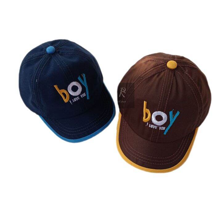 r2fshop Topi Bayi Laki Laki Terbaru 2023 Baseball Border BOY Keren Dan ...
