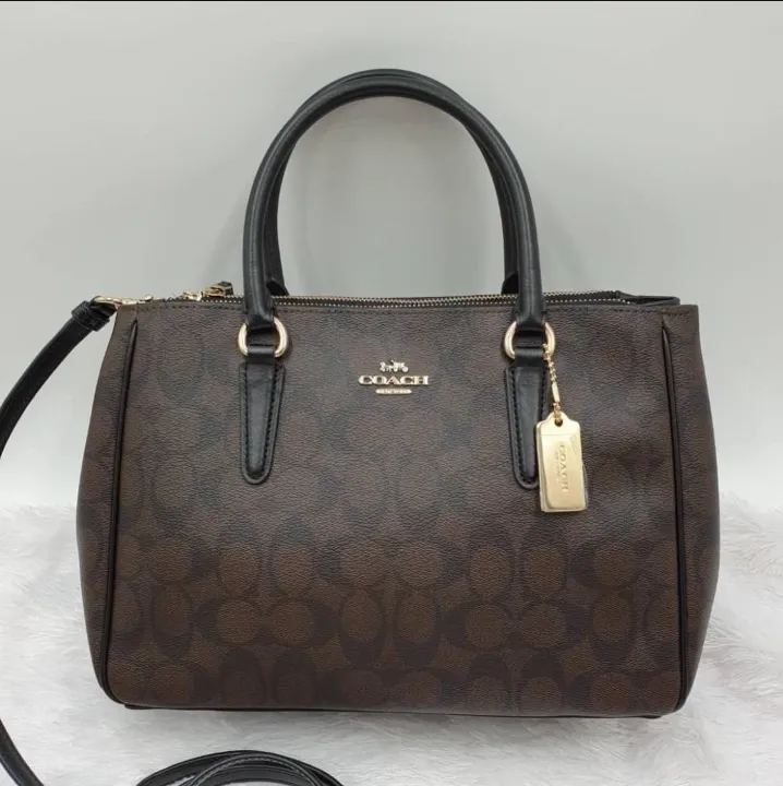 Coach Surrey Carryall Satchel Crossbody Bag In Signature Canvas F67026 ...