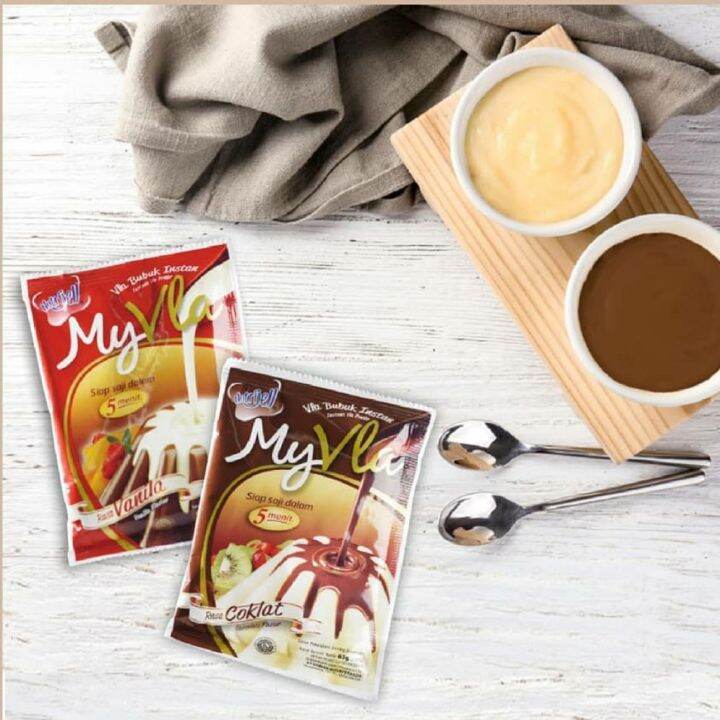 MyVla VANILLA / MyVla COKLAT (MY VLA Sachet Bubuk Instan) 60gr / MY VLA ...
