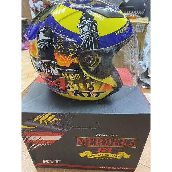 KYT Helmet Merdeka 64 special edition YF Design FTPROJECT | Lazada