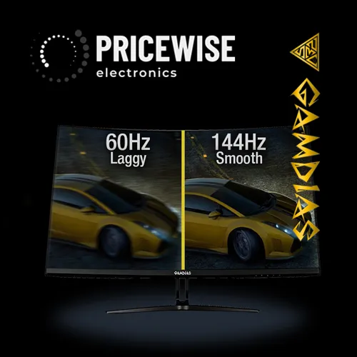 GAMDIAS Atlas HD275C 27″ Curved 144HZ GSYNC/FREESync Monitor | Lazada PH