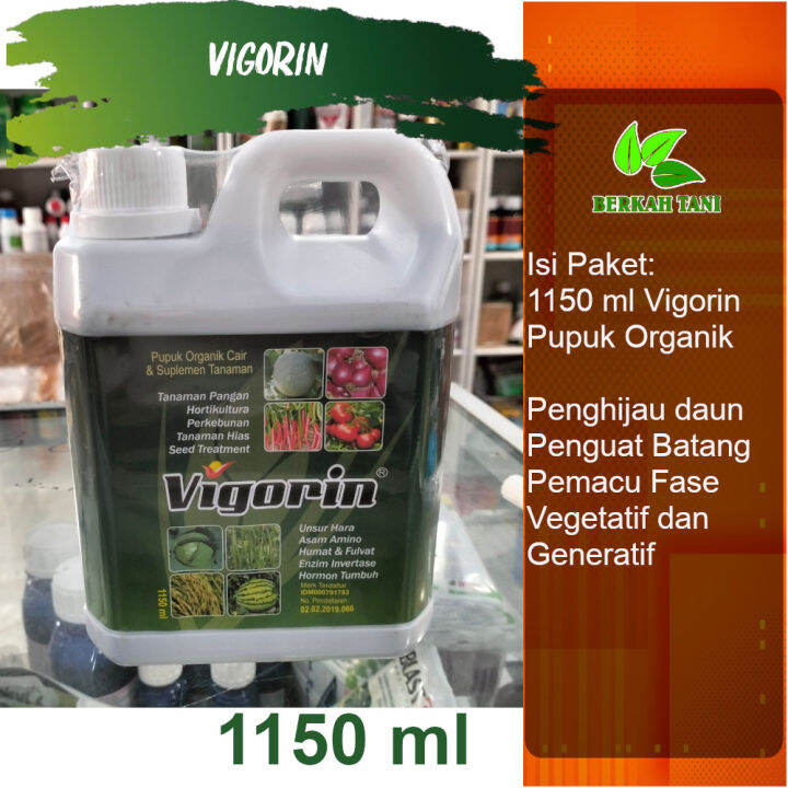Vigorin 1150 ml Vigorin 1 Liter Pupuk Organik Cair Plus Mikro Komplek ...
