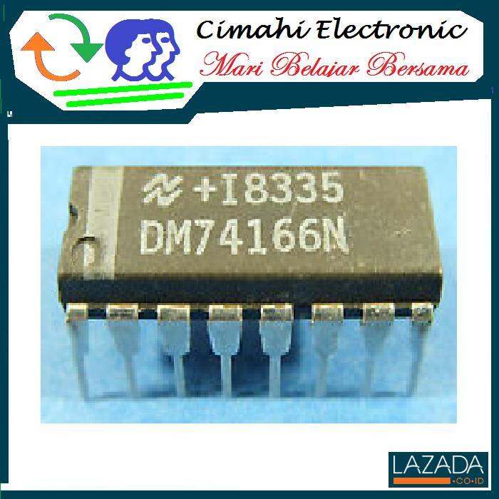 IC TTL 74166 DM 74LS166 8BIT PARALLEL IN SERIAL OUT SHIFT REGISTER ...