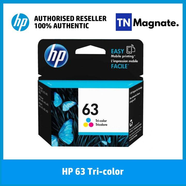 [หมึกพิมพ์] HP 63 [F6U61AA] INK TRICOLOR | Lazada.co.th
