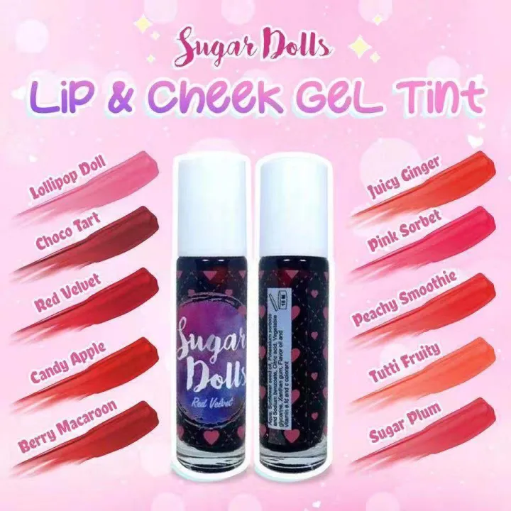 B.S SUGAR DOLLS Lip Cheek Gel Tint COD (ORGANIC) | Lazada PH