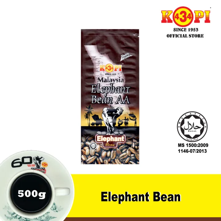 Muar kopi 434 100% Elephant bean 500gm pure Liberica | Lazada