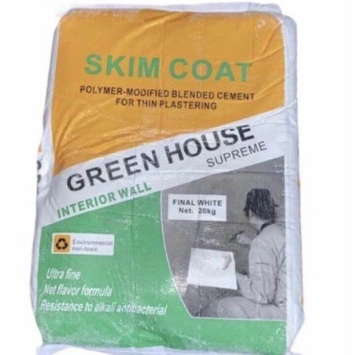 SKIM COAT / INTERIOR WALL (20 KILOS) | Lazada PH