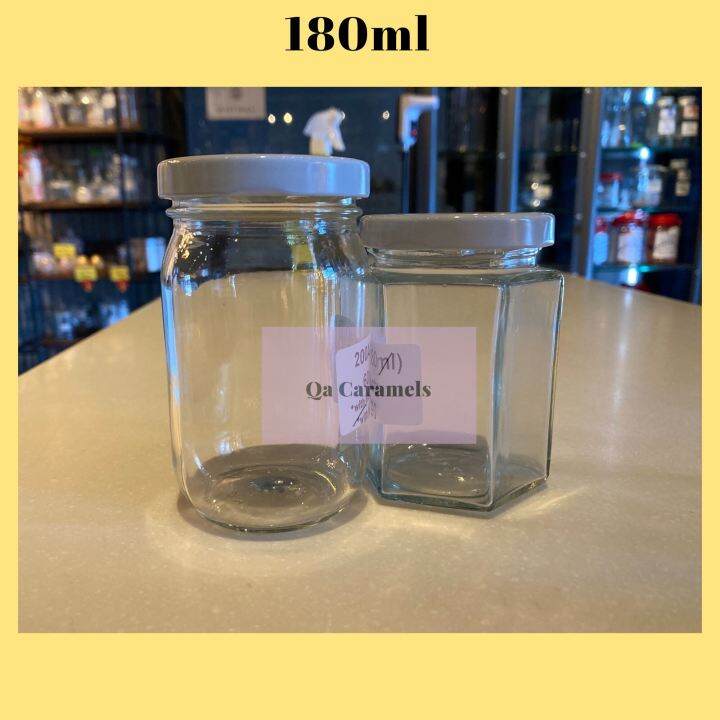 (20pcs) 180ml Glass Jar Botol Kaca Balang Kuih Food Container | Lazada