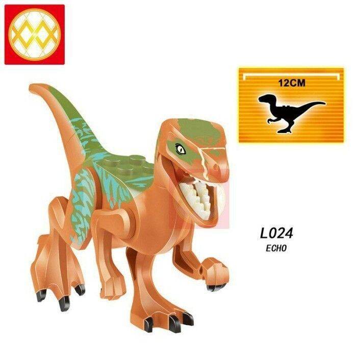 Lego Dino Velociraptor Echo Mini Dinosaurus Indoraptor Hulk | Lazada ...
