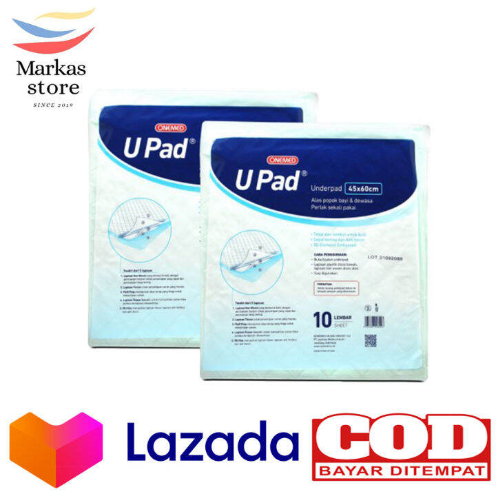 Underpad 45 x 60 cm Perlak Onemed isi 10lbr | Lazada Indonesia