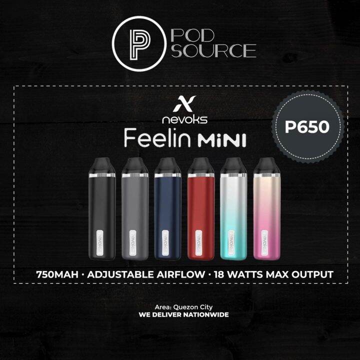 [AUTHENTIC] Nevoks Feelin Mini with 3 Months Warranty Refillable Pod ...
