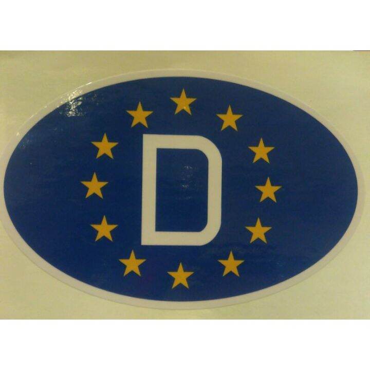 Deutschland EU Oval Euro Sticker | Lazada PH