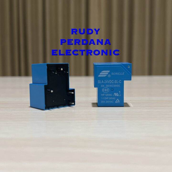 RELAY 6 PIN 24V 30A 250VAC 30VDC SONGLE SLA-24VDC-SL-C KODOK | Lazada ...