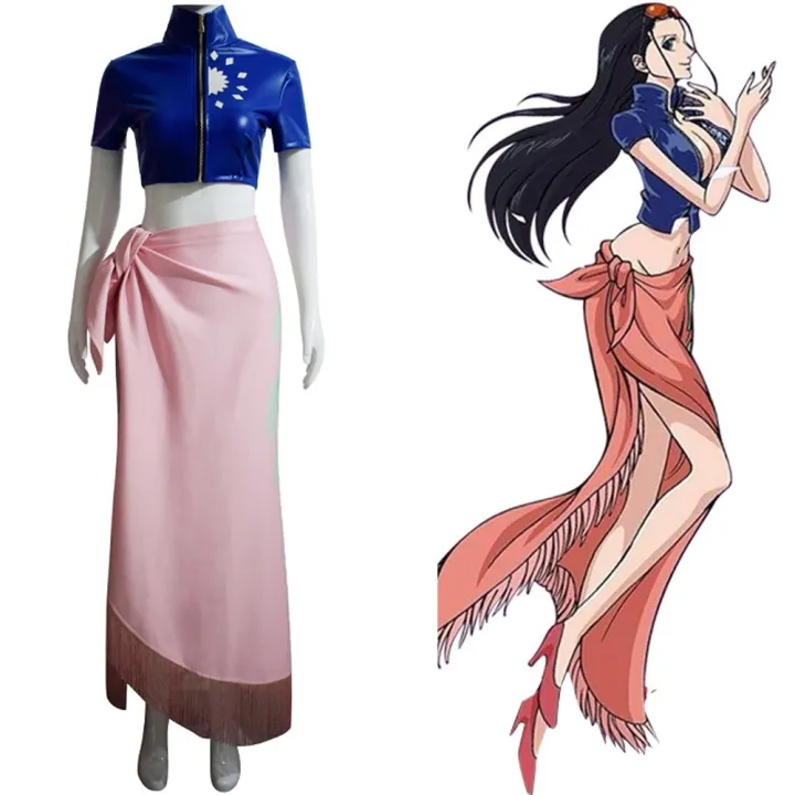 One Piece Nico Robin Cosplay Costume Dress Outfits Halloween Carnival ...