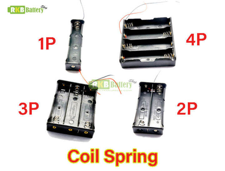[พร้อมส่ง] Coil Spring Contact Battery Holder for 18650 Battery รางถ่าน ...