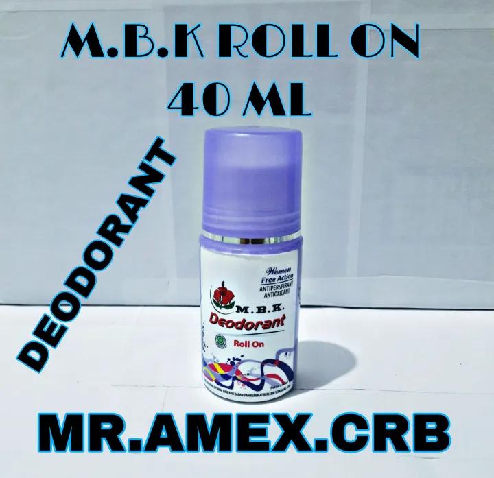 M.B.K DEODORANT ROLL ON ( UNGU ) 40 ML | Lazada Indonesia