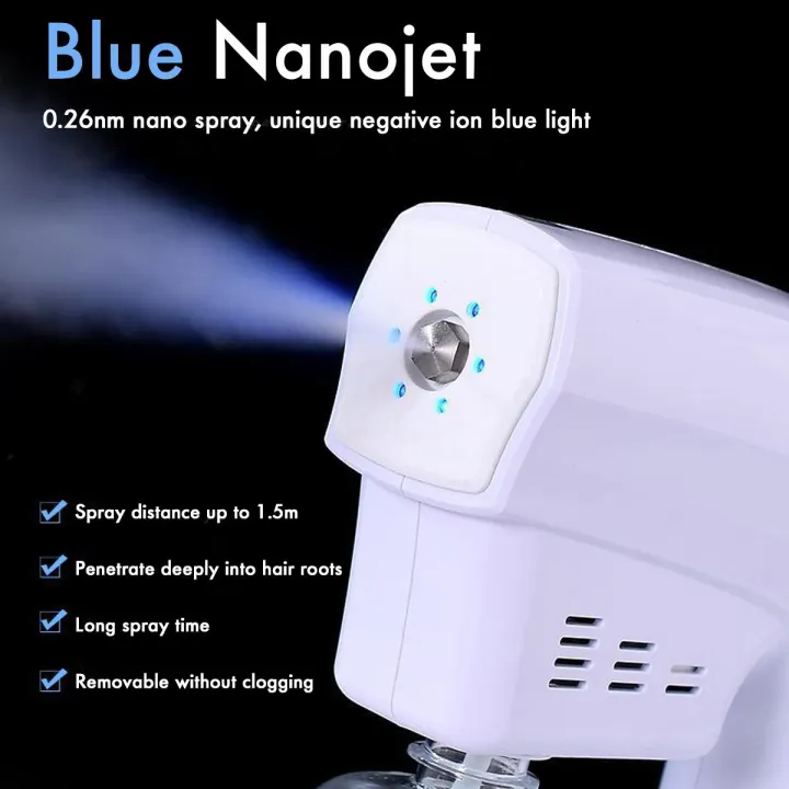 WIRELESS BLUE RAY ANION NANO STEAM GAS MIST SPRAY 1200W DISINFECTION ...