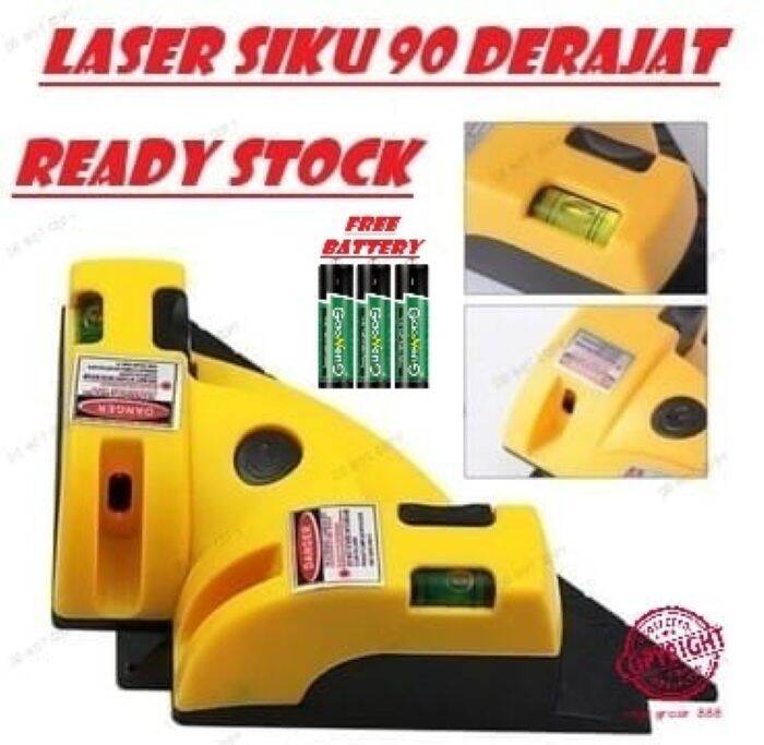 Laser Siku Sudut Leveling 90 Derajat Laser Alat Ukur Sudut 90 LV 01 ...