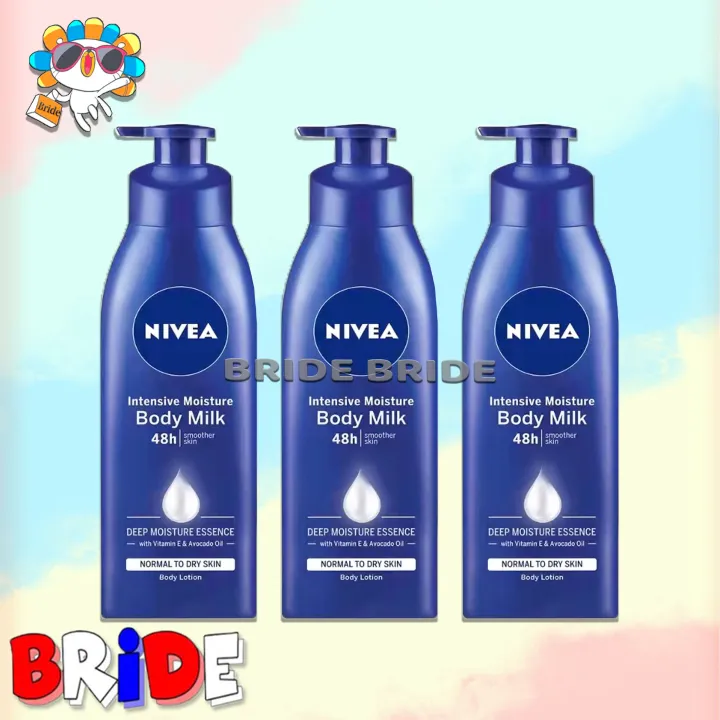 ( SET OF 3 ) NIVEA Body Lotion Intensive Moisture Body Milk 400ml | Lazada PH