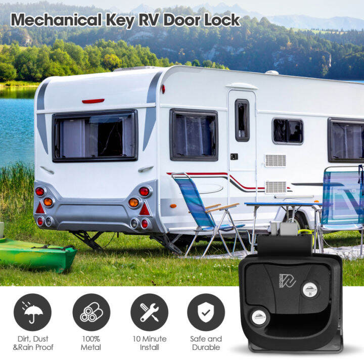 [Goods In Stock] Black RV Door Latch | Travel Trailer RV Door Latch ...