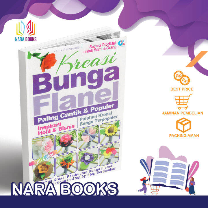 Buku Aneka Kreasi Bunga Flanel Paling Cantik & Populer | Lazada Indonesia