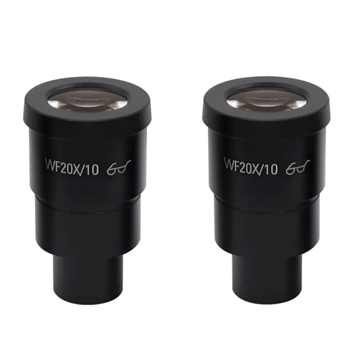 1 Pair Professional 20X Stereo Microscope Eyepiece Black Extreme ...