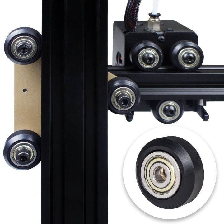 5PCS POM Berlin Wheel 625ZZ Bearing 2020/2040 European Standard V ...