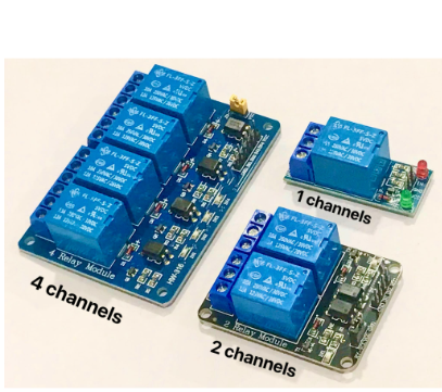 1 / 2 / 4 Channel Relay Module 5V DC 10A 250V AC Low Level Trigger ...