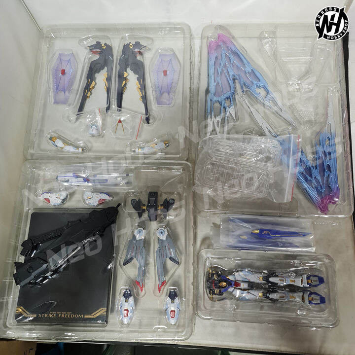 Metal Club 1/100 Metal Build Strike Freedom Soul Blue Ver. + WOL ...