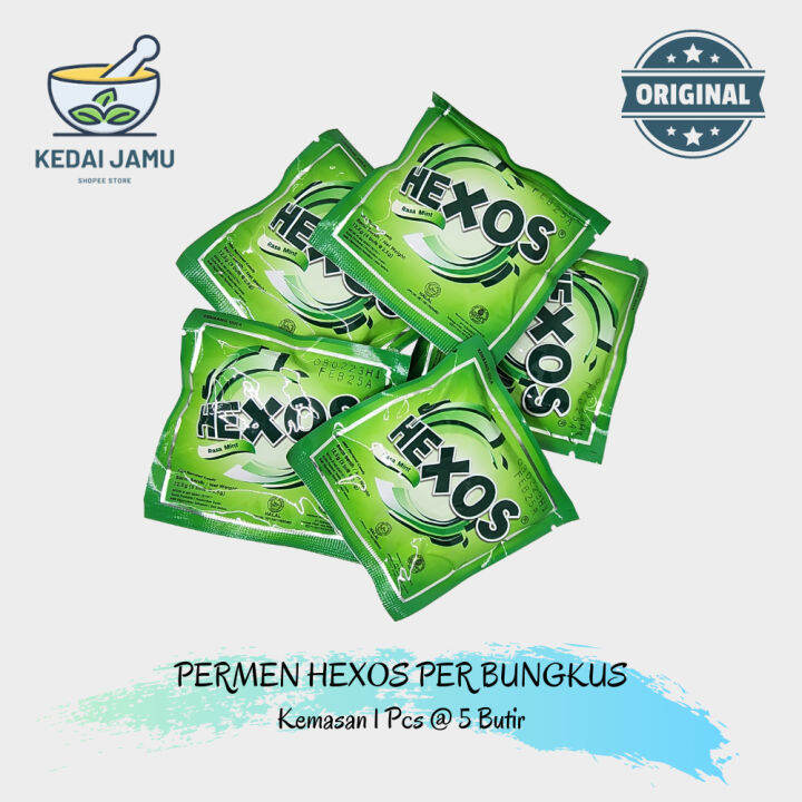 Hexos Permen Pelega Tenggorokan 1 Sachet isi 5 butir | Lazada Indonesia