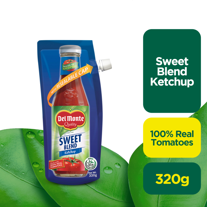 DEL MONTE Sweet Blend Ketchup with High-quality Tomatoes and No ...