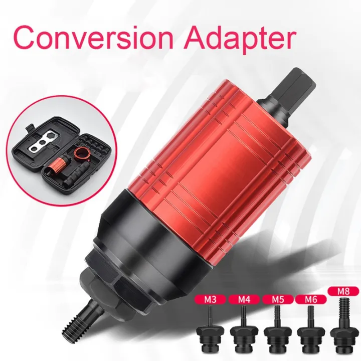 Detachable Manual Electric Rivet Nut Tool Conversion Accessories Hand ...