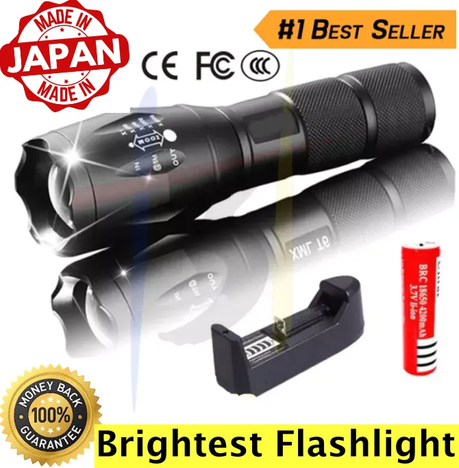 Amazon Flashlight Japan Ultra Bright Zoomable LED | Lazada PH