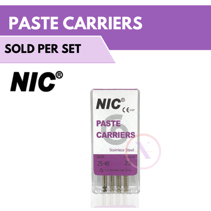 NIC ( Ni- Ti ) Endodontic Files ( Spreaders, Pluggers, Paste carriers ...