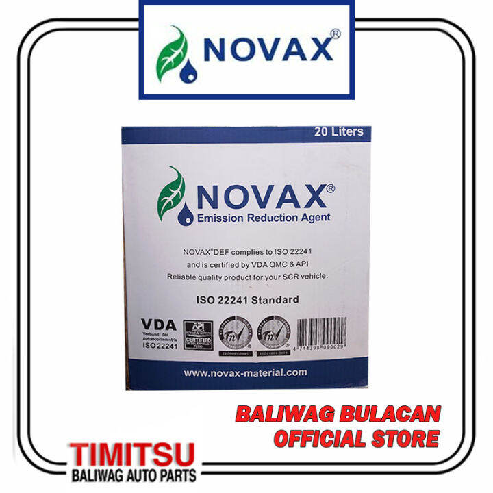 Novax Adblue Diesel Exhaust Fluid 20 Liters Ready to Use | Lazada PH